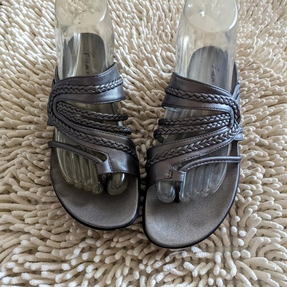 Wear Ever | Shoes | Wear Ever Josslen Braided Faux Leather Thong ...